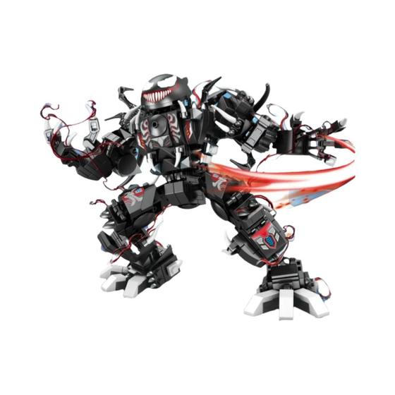 Marvel Spiderman Iron Man Venom Capitão Hawk Deadpool Blocos De ...
