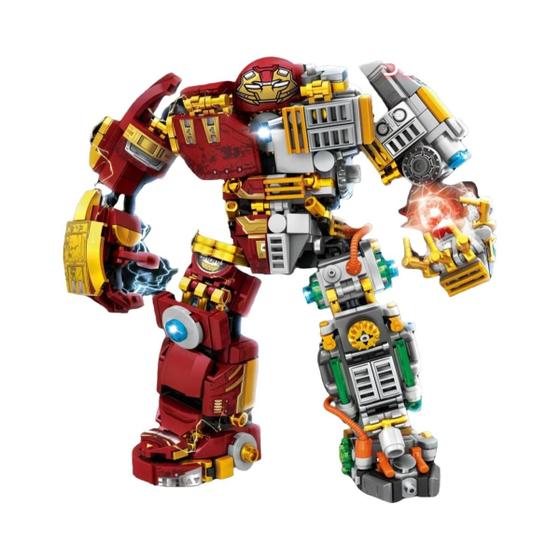 Marvel Spiderman Iron Man Venom Capitão Hawk Deadpool Blocos De ...