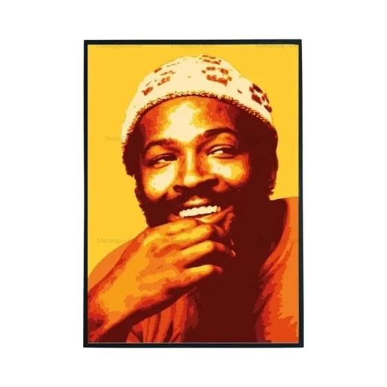 Marvin Gaye I Want You Music Album Cover Tracklist Poster Canvas Wall ...