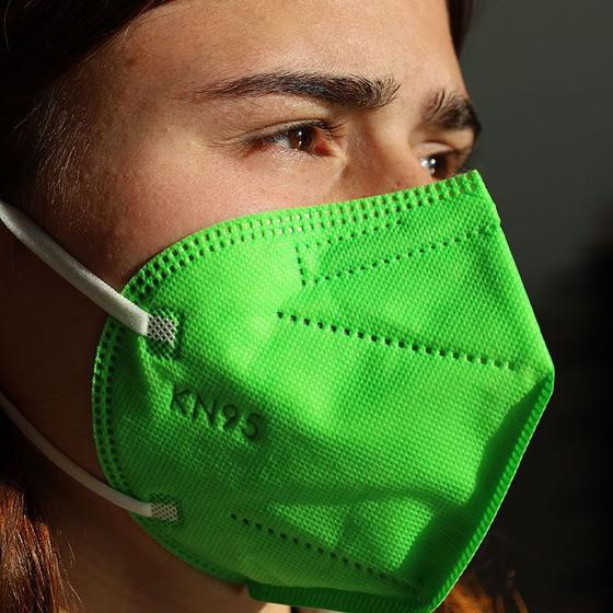 Máscara 5 camadas N95 / KN95 / PFF2 / FFP2 50 un coloridas - EXMEDI - Máscara Facial Descartável ...