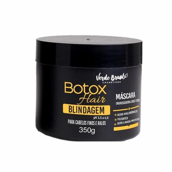 Máscara Botox Hair Blindagem 350G - Verde Brasil - Máscara Capilar ...