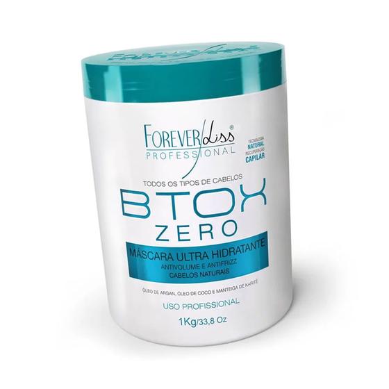 Máscara Botox Zero Redutor De Volume Forever Liss 1kg Máscara Capilar