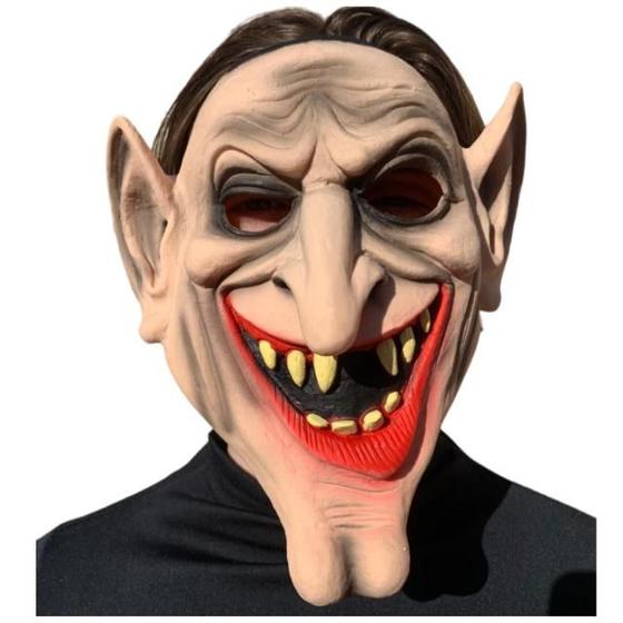 Máscara Coringa Monstro Halloween Carnaval Fantasia Teatro Terror ...