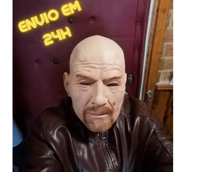 Máscara Cosplay do personagem Heisenberg da série Breaking Bad Pronta ...