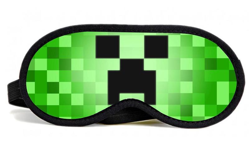 Mascara De Dormir Minecraft - Decorando Arte - Máscara de Dormir ...