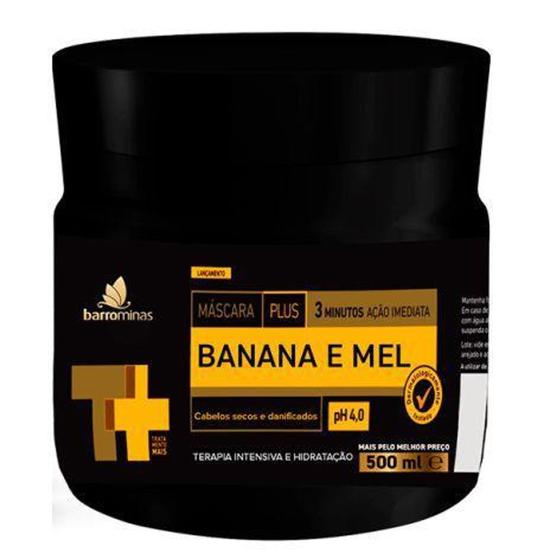Mascara De Hidratação Banana E Mel Barrominas Bm'Care Cabelos Secos E ...