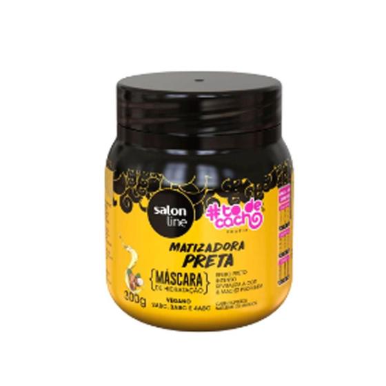 Máscara de Hidratação Matizadora Preta todecacho Salon Line 300g ...