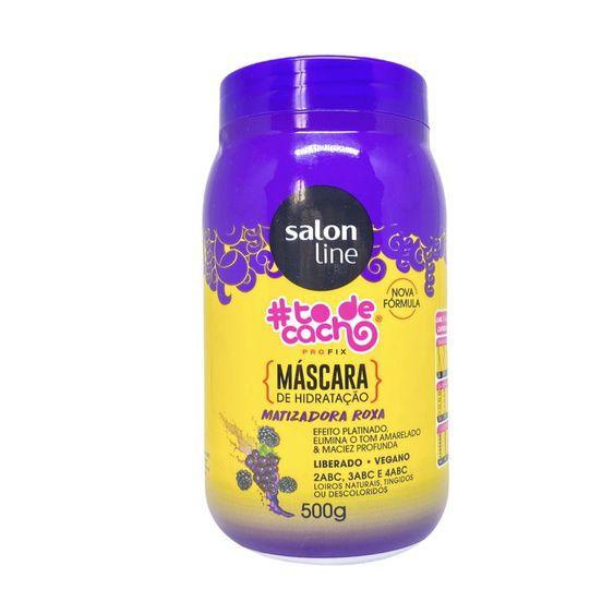 Máscara de hidratação matizadora roxa salon line 500g todecacho ...