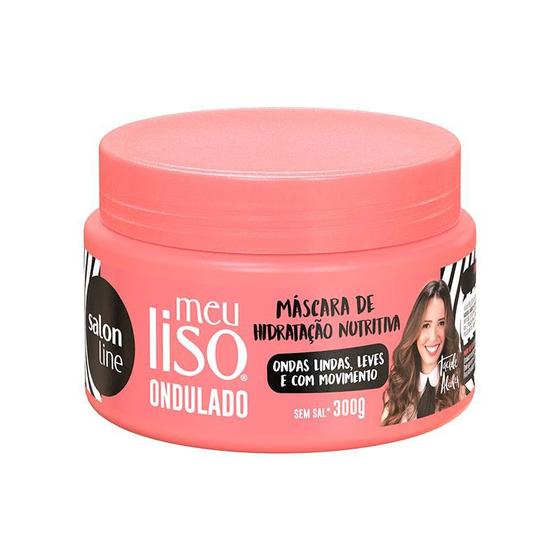 Máscara de Hidratação Salon Line Meu Liso Ondulado 300g - Máscara ...