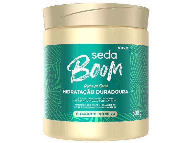 Máscara de Hidratação Tratamento Seda Boom Hidratação Duradoura 500g ...