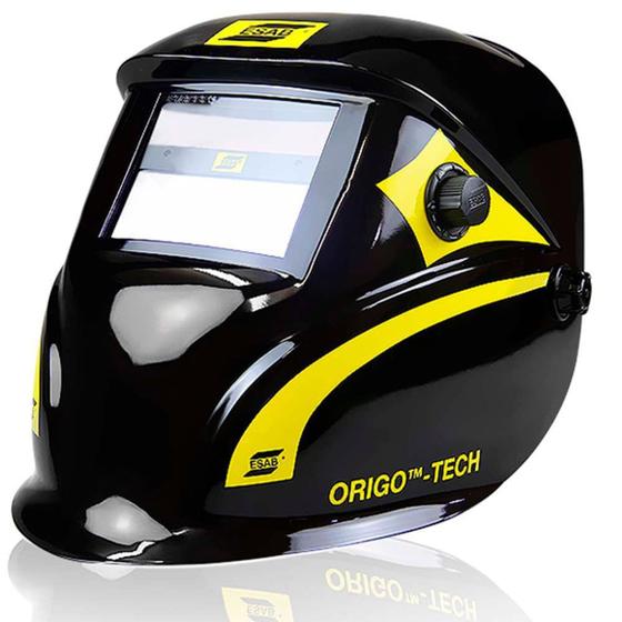 Máscara de Solda Esab Origo Tech Escurecimento Automático Preto - Máscara de Solda - Magazine Luiza