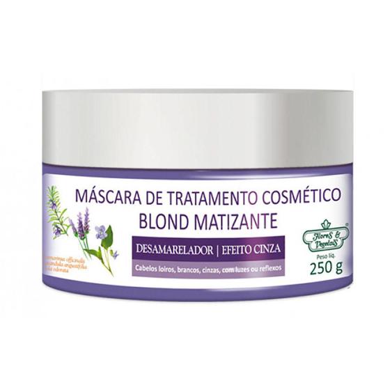 Máscara De Tratamento Matizante Blond Flores E Vegetais 250G ...