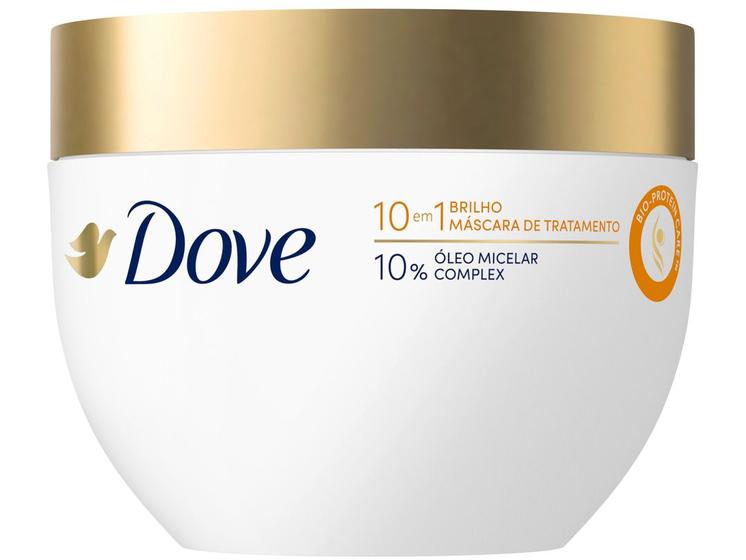 Máscara Dove 10 em 1 Brilho 270g - Máscara Capilar - Magazine Luiza