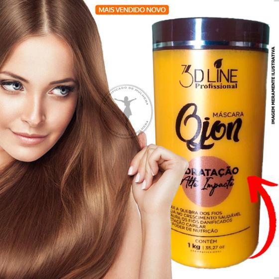 Máscara hidratação de Ojon Profissional 1Kg Alto Impacto - 3D Line ...