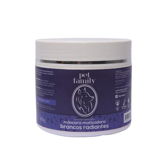 Mascara Hidratação Para Cachorro Matizadora Pet Family 500g - Creme ...
