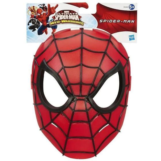Máscara Infantil Temática Homem Aranha Ultimate Com Apoio Emborrachado ...