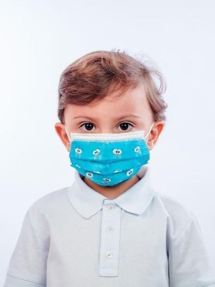 Máscara Infantil Tripla Descartável Galinha Pintadinha Olhos Spk Caixa ...