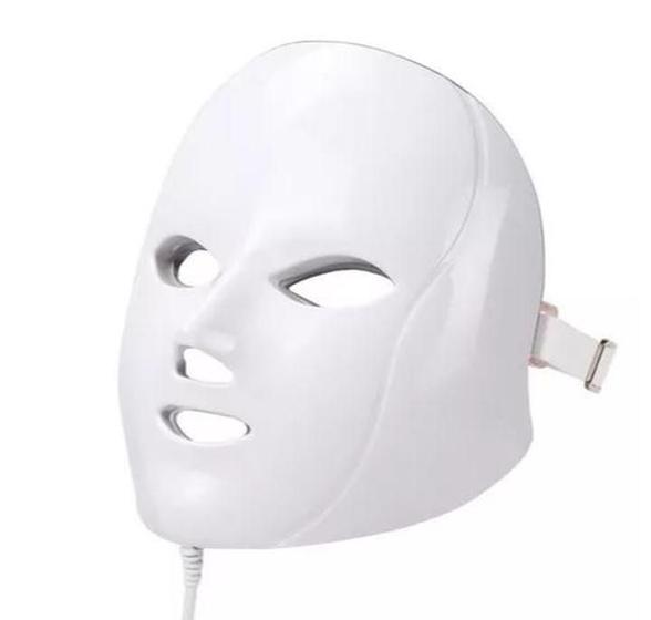 Máscara Led 7 Cores Estética Facial Tratamento Fototerapia - Beauty ...