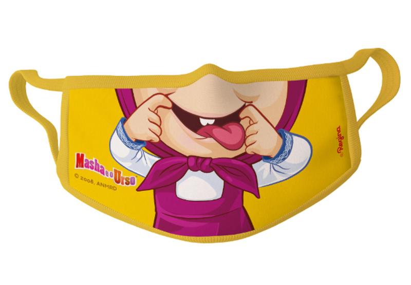 Máscara Masha e o Urso Infantil PP 116229.2 Regina - Máscara Infantil ...
