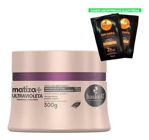 Máscara Matiza Mais Ultra Violeta 300gr Haskell - Matizador - Magazine ...