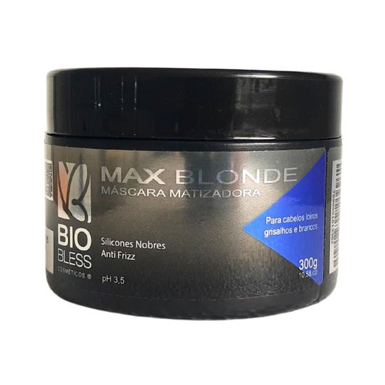Máscara Matizadora Max Blonde Biobless 300g Anti Frizz - Biobless ...
