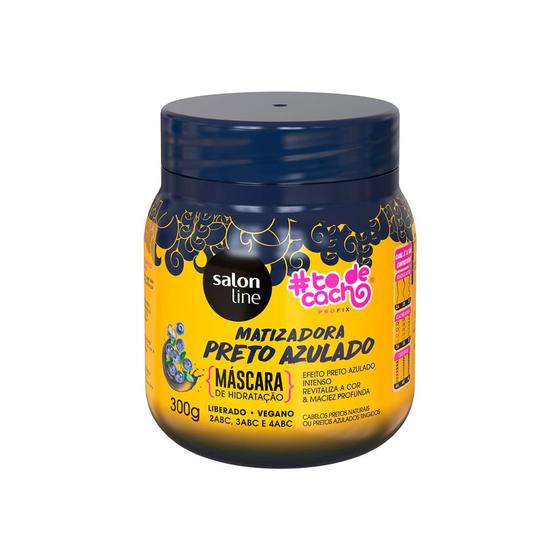 Máscara Matizadora Salon Line To de Cacho Preto Azulado 300g - Máscara ...
