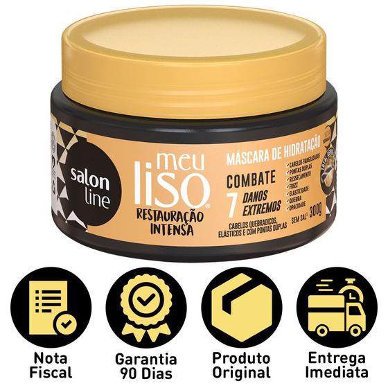Máscara Meu Liso Restauração Intensa 300g Salon Line - Salon Line ...