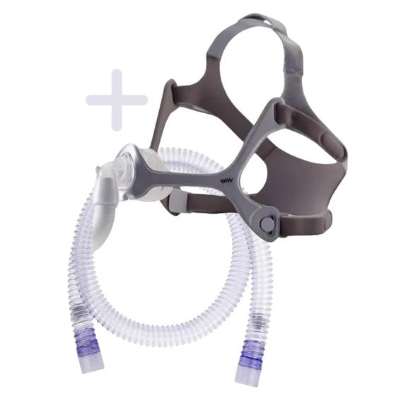 Máscara Nasal Wisp Tecido Phillips 3 Tam.+ Traqueia Pvc 1,8m - Phillips ...