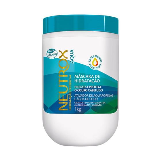 Mascara Neutrox Acqua 1kg - FLORA - Máscara Capilar - Magazine Luiza