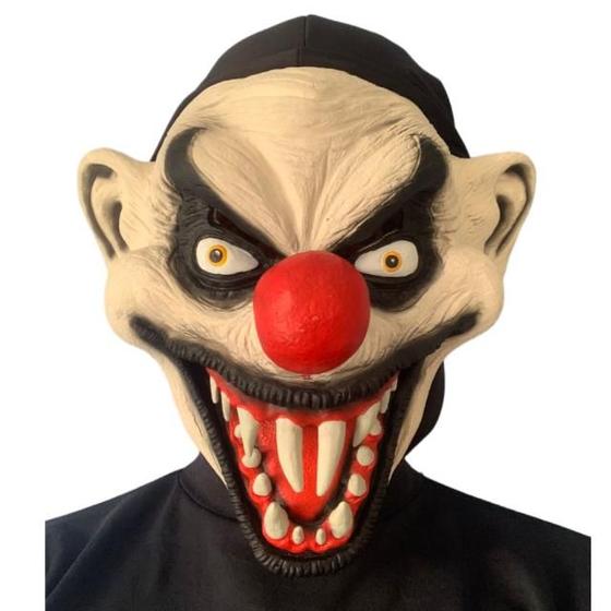 Máscara Palhaço Bocão Halloween Carnaval Fantasia Teatro Terror ...