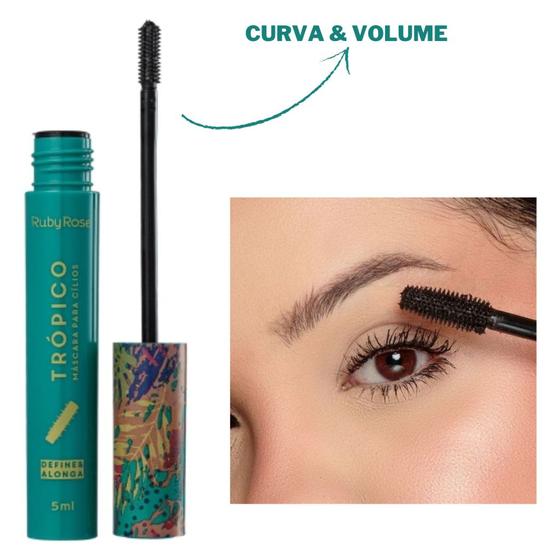 Máscara Para Cílios Rímel Trópico - Ruby Rose - Máscara e Rímel para ...