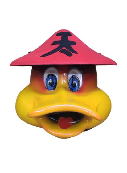 Máscara Patolino,Com Chapéu,Fibra,PatoLoko,Trenzinho da Alegria ...