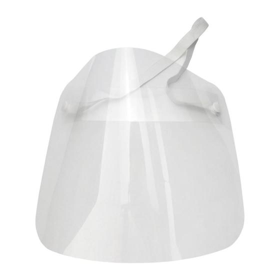 Máscara Protetor Facial Transparente Elástico Face Shield - Clink ...