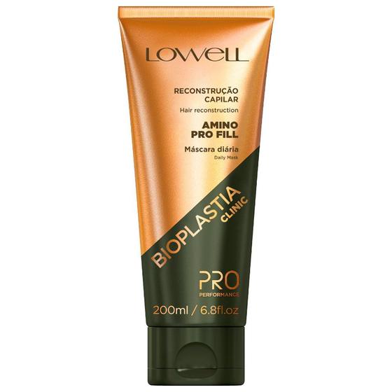 Máscara Reconstrução Lowell Amino Pro Fill Bioplastia Clinic 200ml ...