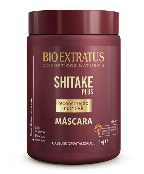 Máscara Shitake Plus 1 Kg - Bio Extratus - Máscara Capilar - Magazine Luiza