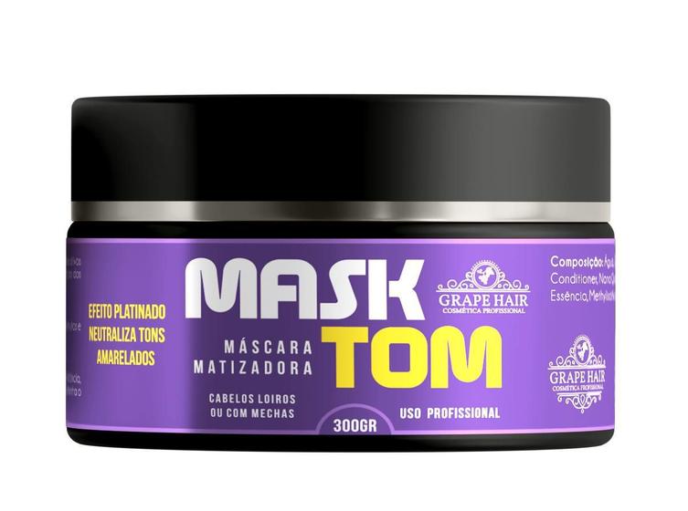 Máscara Tonalizante Mask Tom Cabelos Loiros Ou Mechas 300G - Grape Hair ...