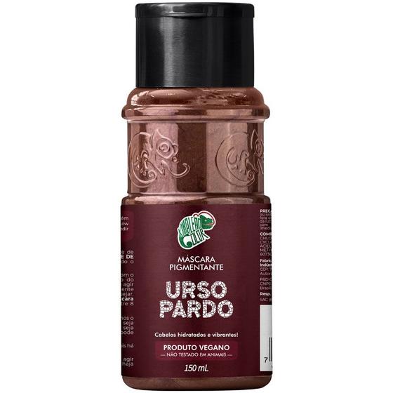 Máscara Tonalizante Urso Pardo Kamaleão Ruivo Amadeirado Mogno 150ml ...