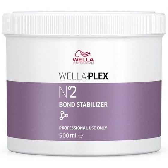 Máscara Tratamento Wella Blondor Plex n2 Bond Stabilizer 500ml ...