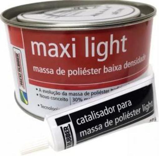 Massa De Poliéster Maxi Light 900G Com Catalisador 27G - Maxi Rubber ...