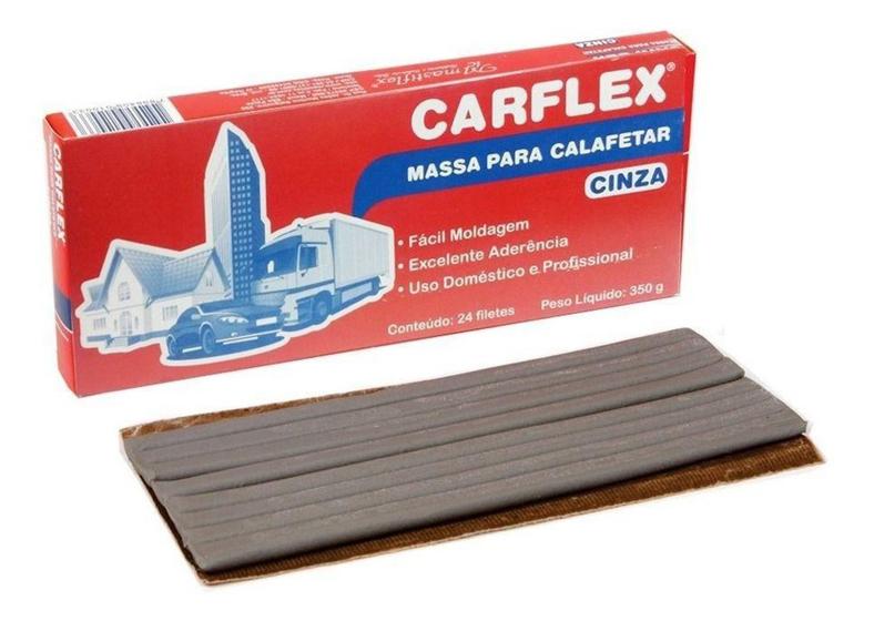 Massa Para Calafetar Mastiflex Carflex Cinza 24 Filetes 350g - Adesivo ...