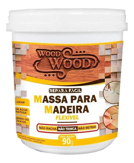 Massa Para Madeira Reparo Fácil Flexível Marcenaria Wood Wood 90gr ...