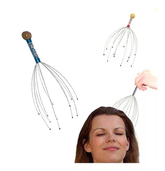 Massageador De Cabeça Anti Stress Terapia Zen Kit Com 5 Un Tend Tudo