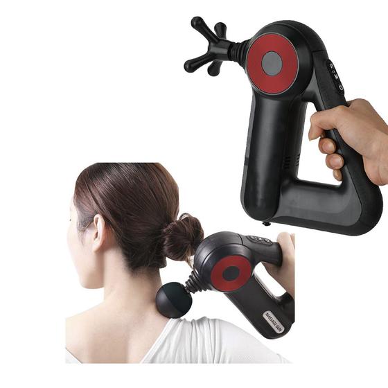 Massageador Eletrico Multifuncicional 12 Pontas 6 Modos Alivia Dores