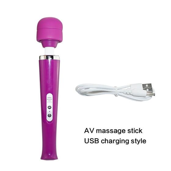 Massageador Recarregável Varinha Mágica Super Potente 10 Vibrações