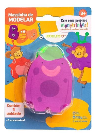 Massinha De Modelar Monstrinhos Diversos Leo E Leo - LC - Leonora - Massinha - Magazine Luiza