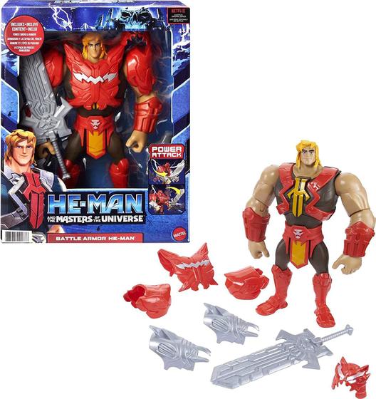 Masters universe boneco he-man com espada e armadura mattel - Bonecos ...