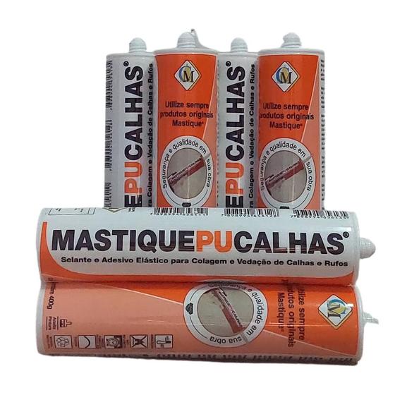 Mastique PU Calhas Original (kit C/ 6 Tubos) - Mastique Ltda. - Selante ...