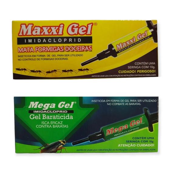 Mata Barata 10g + Mata Formiga 10g Marca Senalândia Inseticida ...