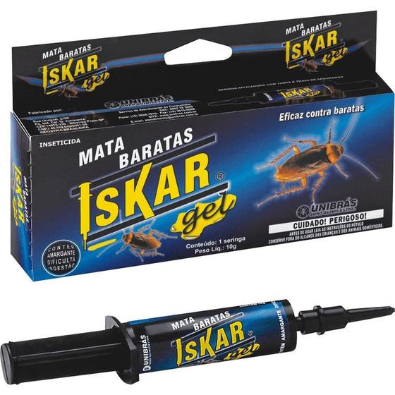 Mata Baratas Iskar Gel 10g - Unibrás - Inseticidas - Magazine Luiza