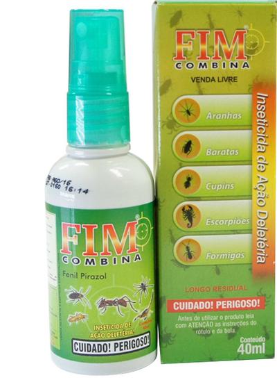 Mata Formiga Cupim Barata Traça Fim Combina 40ml Pronto Uso - Rawell ...